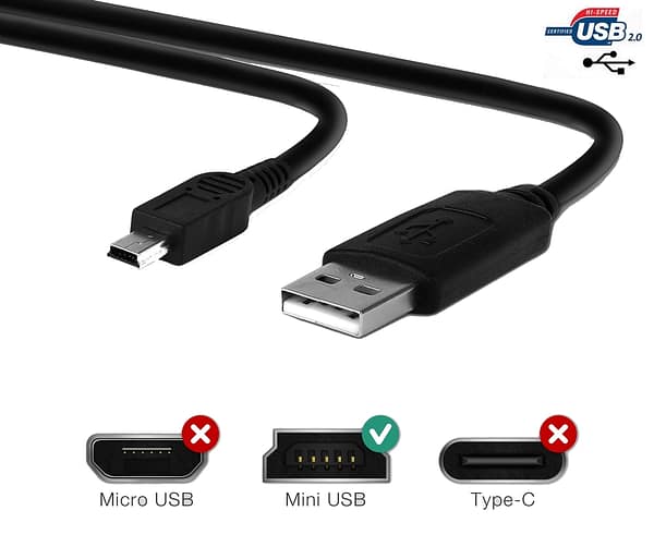 USB Data Cable for JVC Camcorder GZ-E15 GZ-E50 GZ-E77
